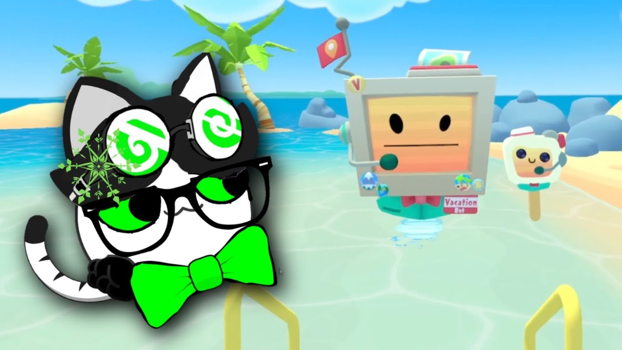 ESTAMOS DE VACACIONES!| VACATION SIMULATOR: BEACH| Gameplay Sub Español ...