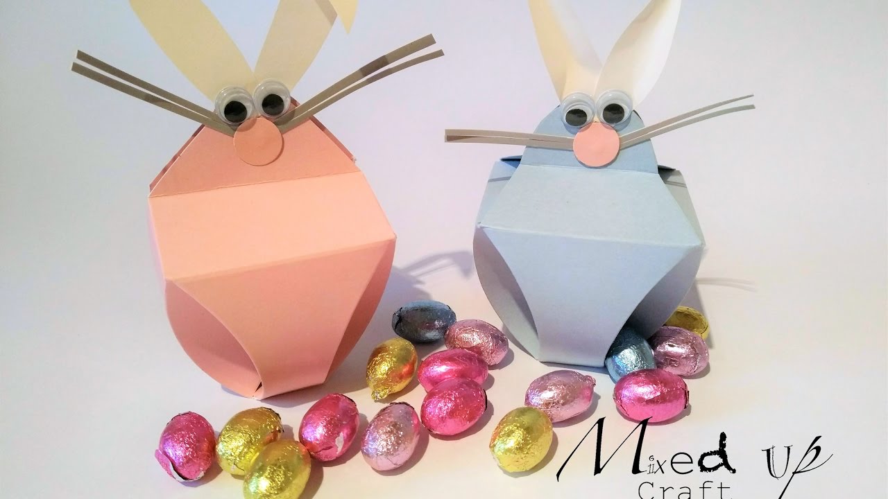 Easter bunny gift box tutorial. - YouTube