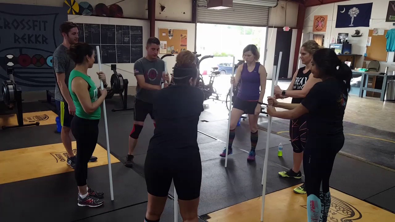 CrossFit Warm Up, Pole Catch - YouTube