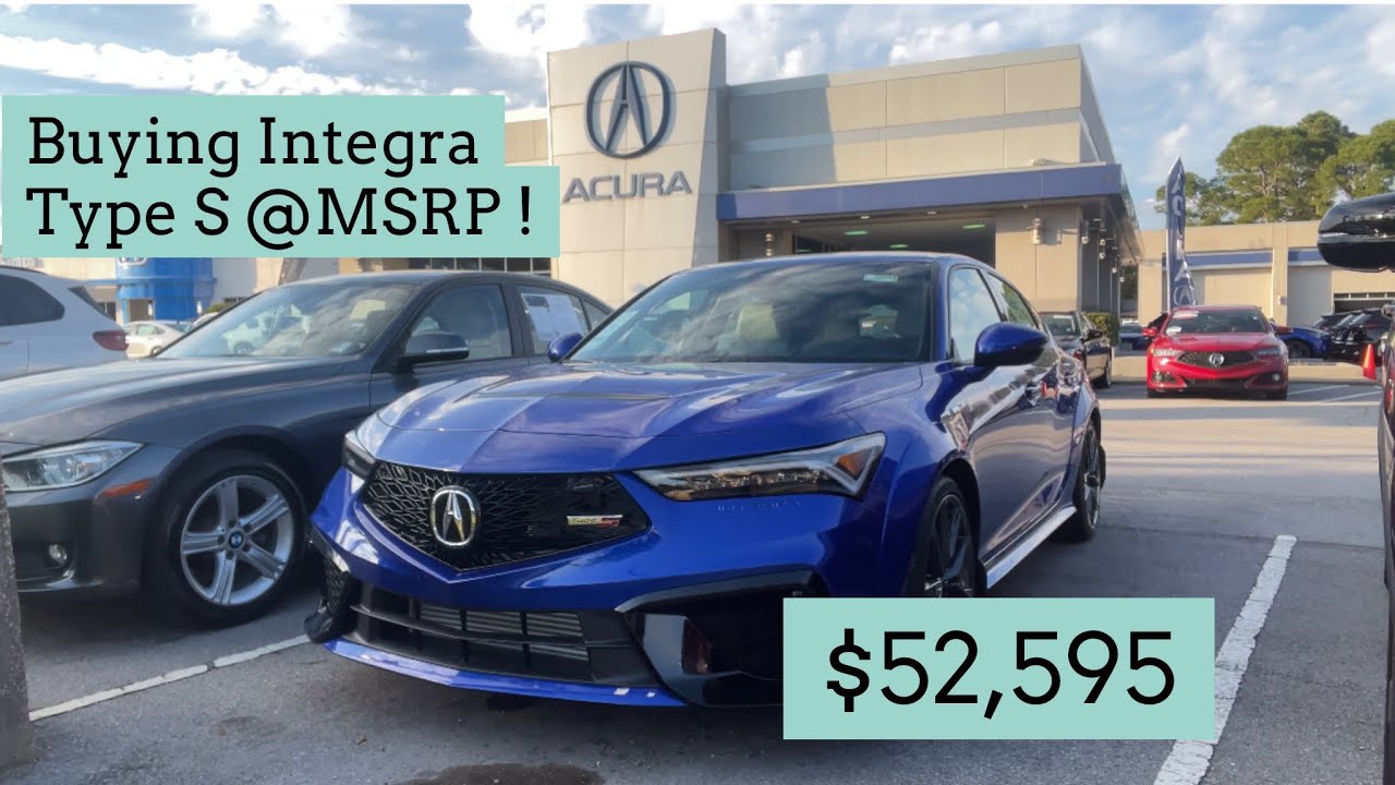 Buying Integra Type S for MSRP in Florida #types #typer #integra #honda ...