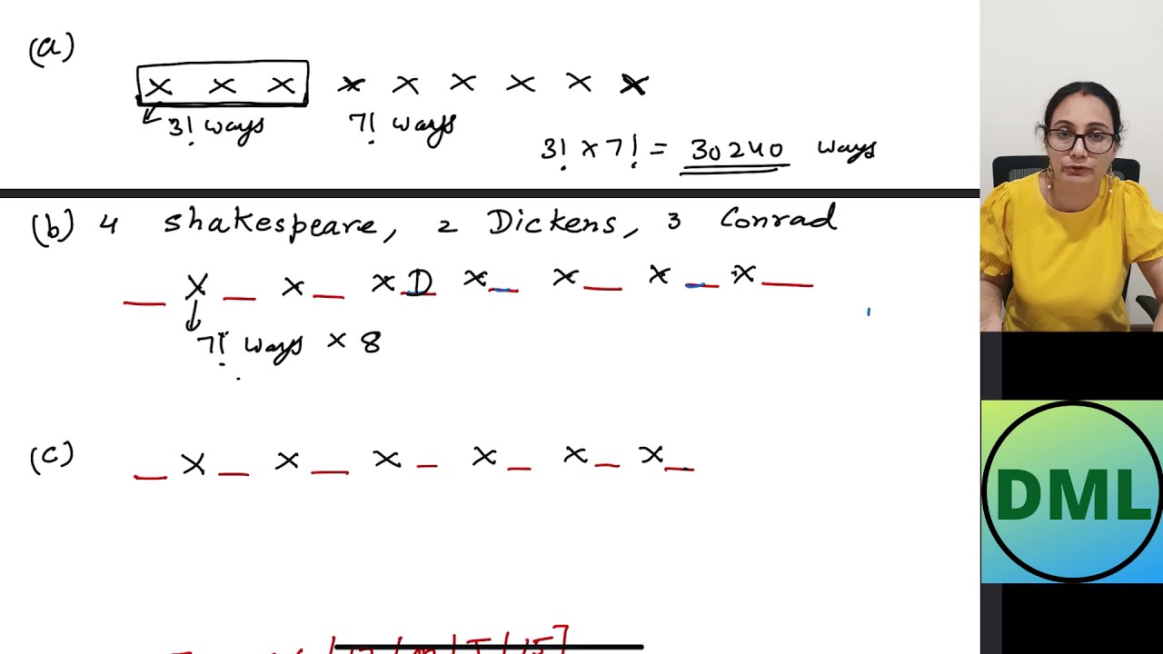 Igcse Add Maths Permutation And Combination Part 3 Permutations With Restrictions Youtube