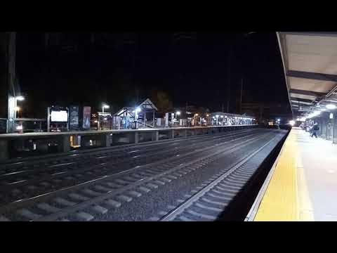 Amtrak MOW Light Engine Move & Acela Express 2259 at Princeton Junction, NJ - YouTube