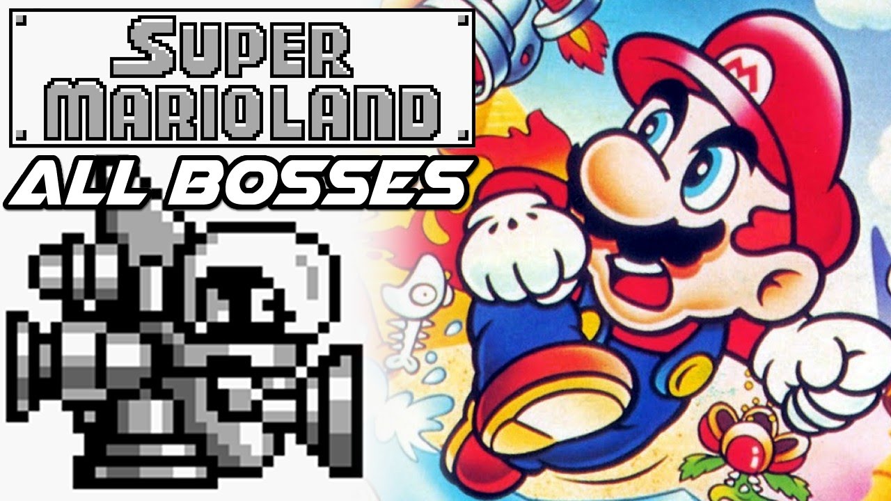 Super Mario Land ALL BOSSES and Ending (GB) - YouTube