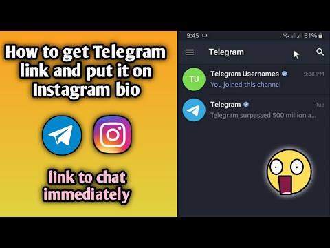 How To Add Telegram Link On Instagram Bio - YouTube