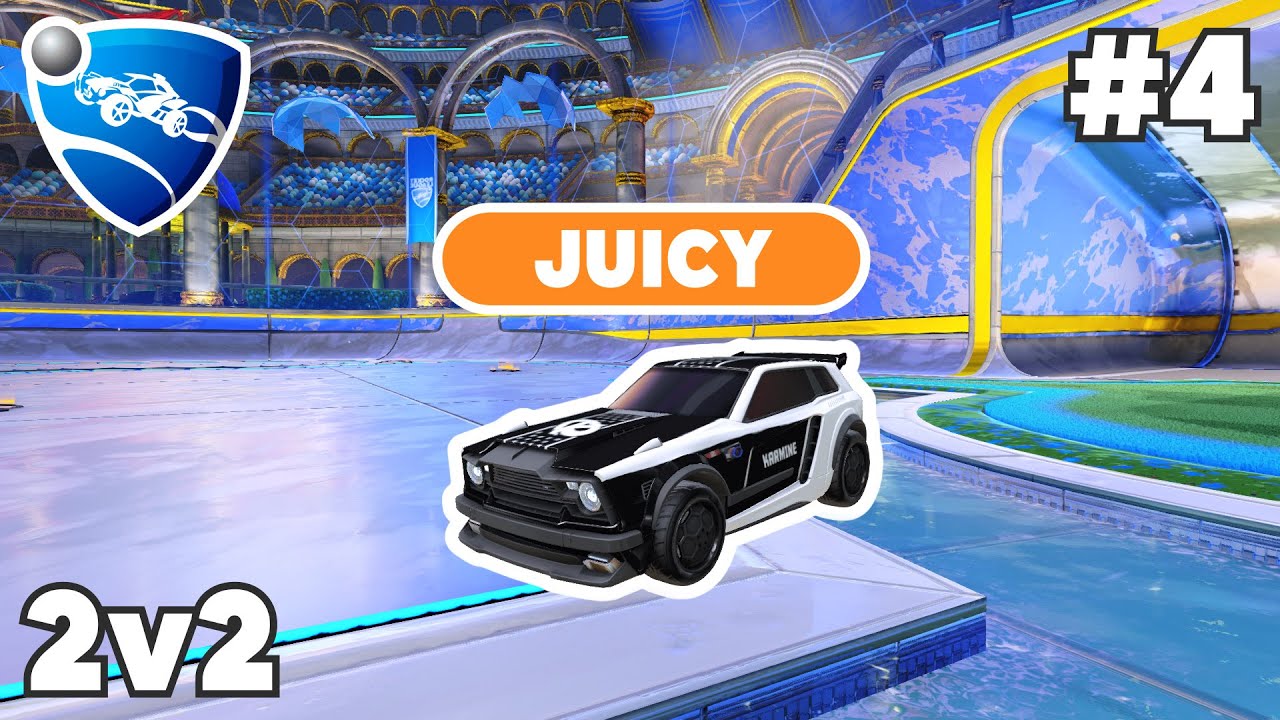 juicy Ranked 2v2 PRO Replay #4 - Rocket League Replays - YouTube