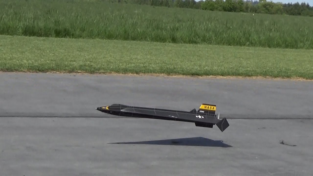 X-15 Delta configuration RC Rocket Glider Flight - YouTube
