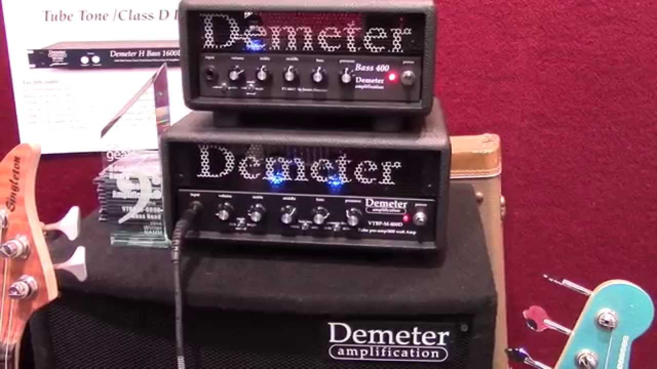 Bass Musician Magazine NAMM 2015 - Demeter Amplification - YouTube