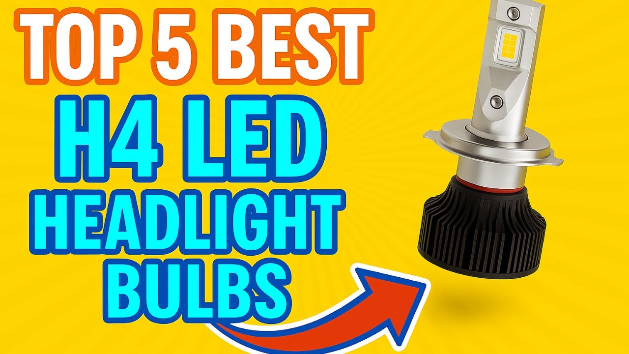 Top 5 Best H4 LED Headlight Bulbs - YouTube