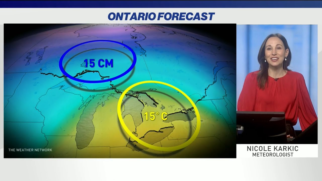 Ontario Could See 15cm of Snow AND 15°C This Week - YouTube