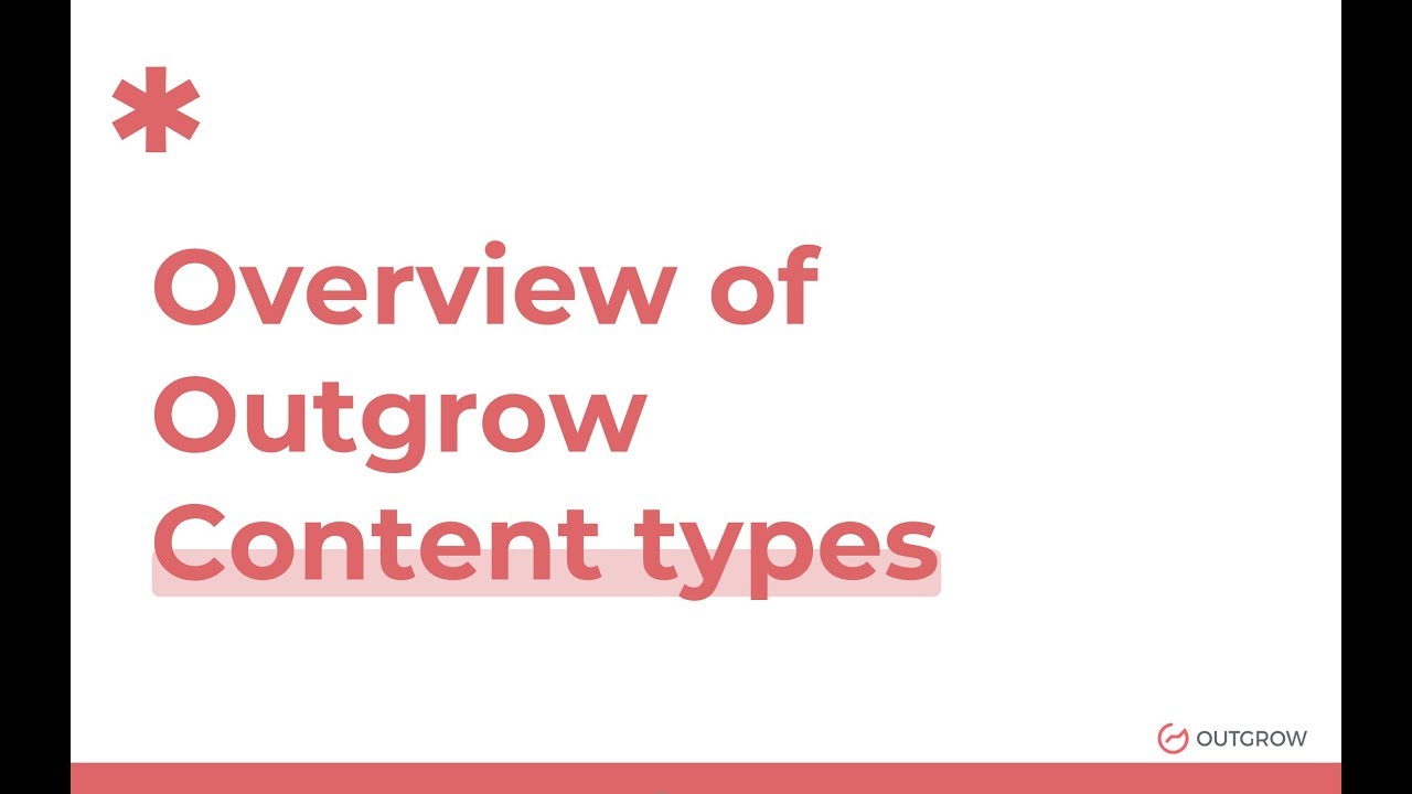 How to Choose the Right Outgrow Content Type - YouTube