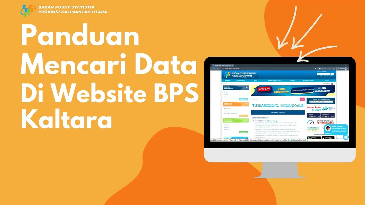 Video Tutorial Penggunaan Website BPS Provinsi Kalimantan Utara - YouTube