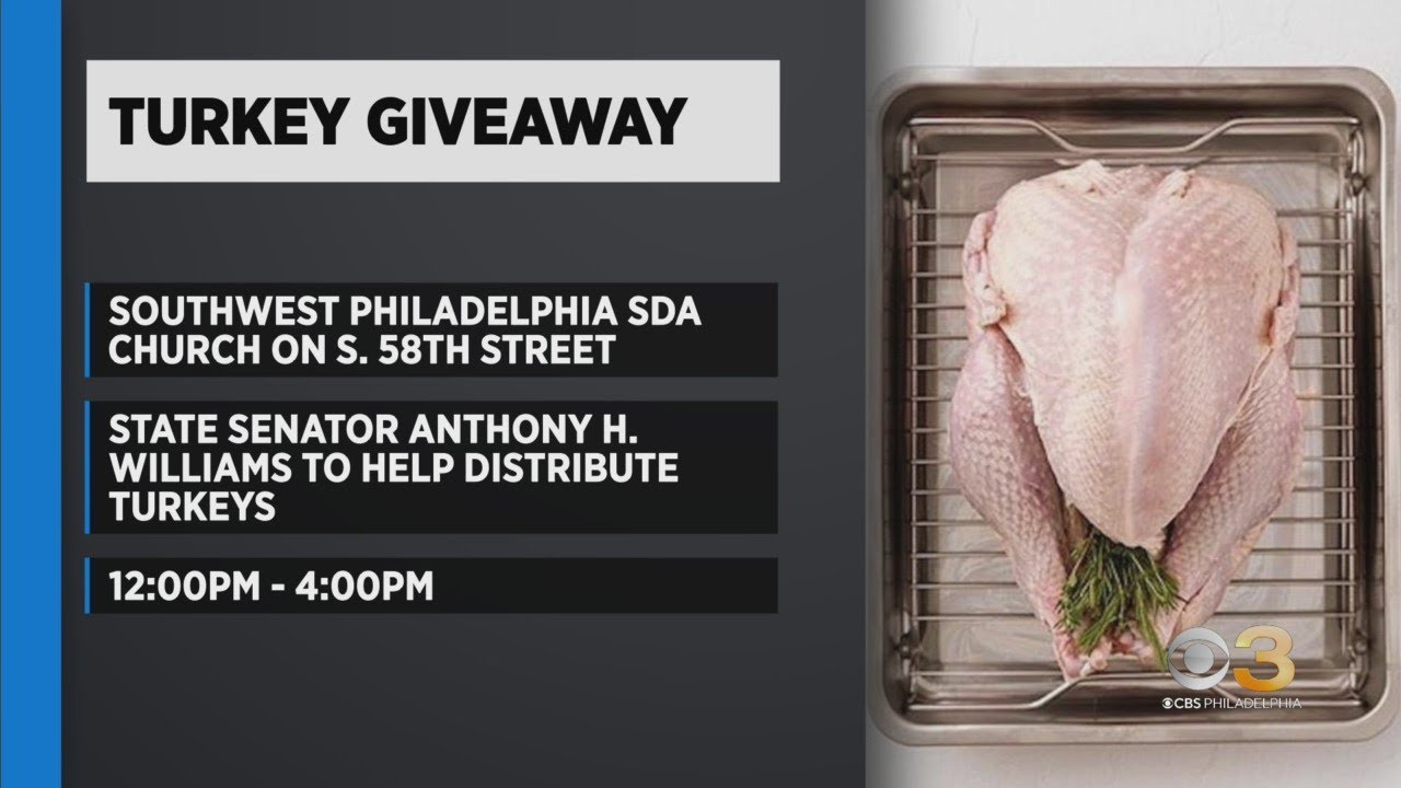 Turkey giveaway in Southwest Philadelphia - YouTube