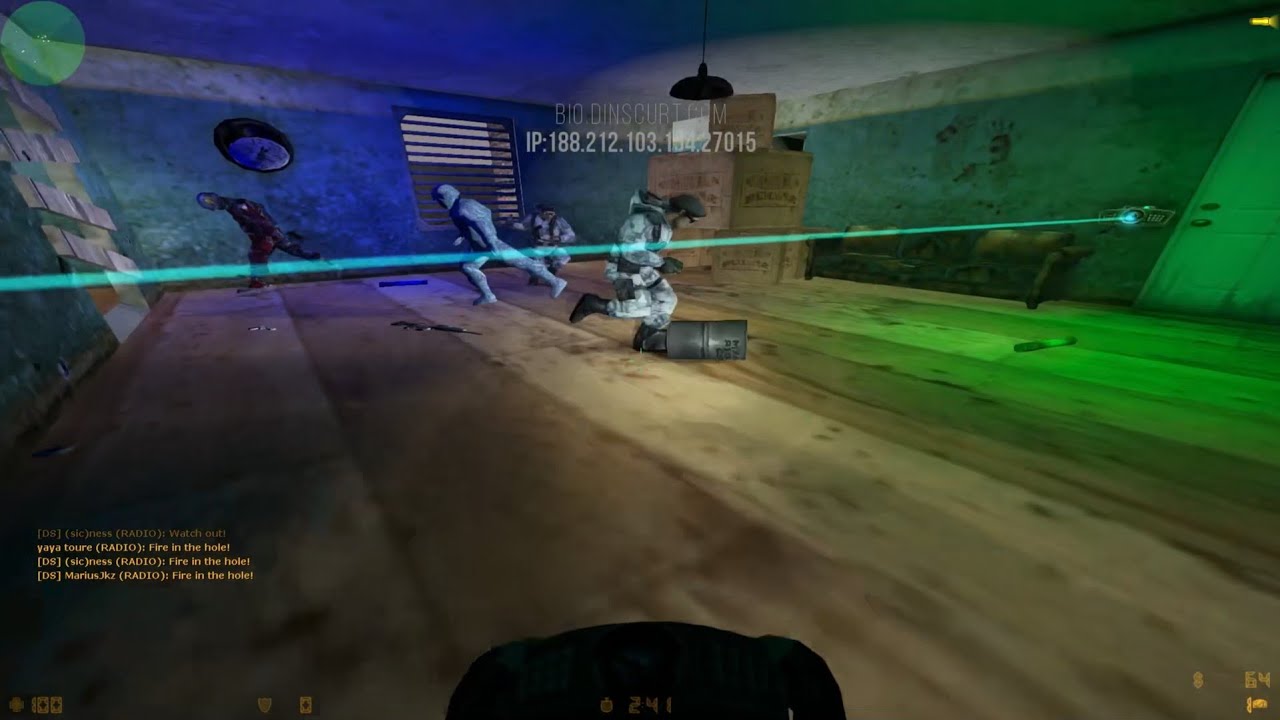 Counter Strike 1.6 | Biohazard | H.EV. Suit | Realistic Zombies ...