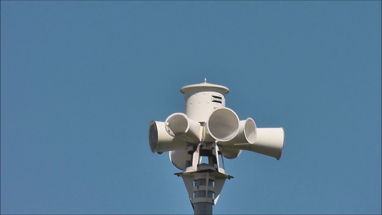 Sentry 10V Siren Test Attack Signal Belmore, OH - YouTube
