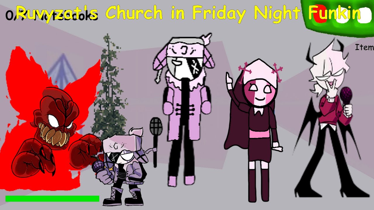 Ruvyzat's Church in Friday Night Funkin - Baldi's Basics Mod - YouTube