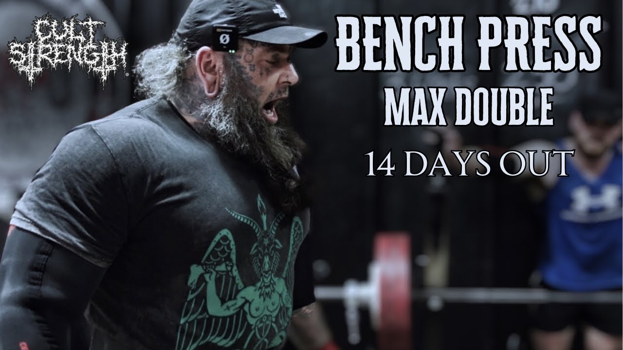 BENCH PRESS - MAX DOUBLE (14 DAYS OUT) - YouTube