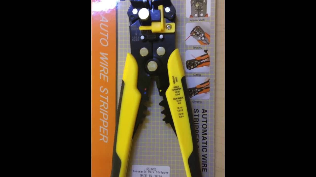 Automatic Wire Stripper & Crimper - YouTube