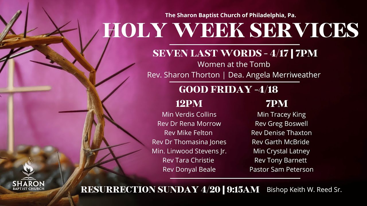 7 Last Words | Good Friday Night Service | 7pm - YouTube