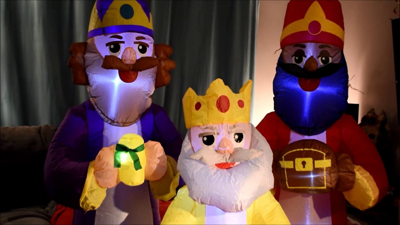 Three Kings Airblown Inflatable Christmas unboxing - YouTube