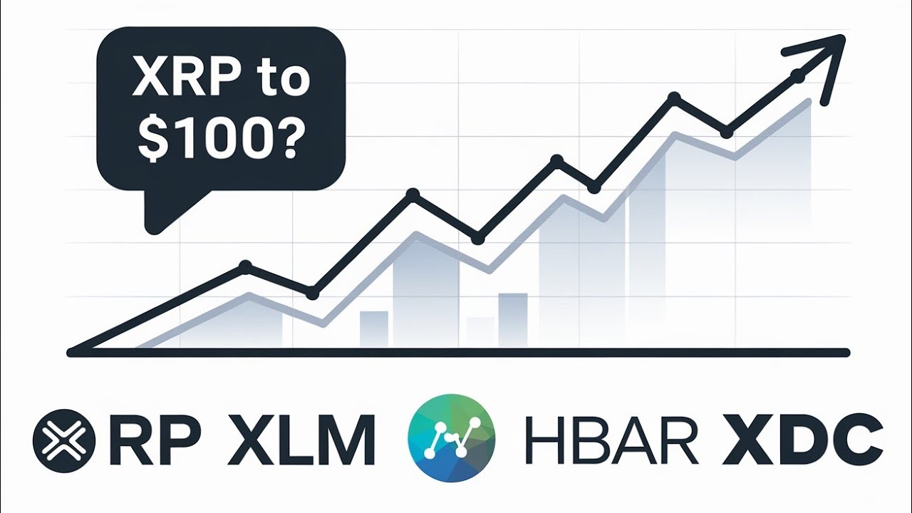 XRP to $100? Why XRP, XLM, HBAR, and XDC Are Exploding in 2025! - YouTube