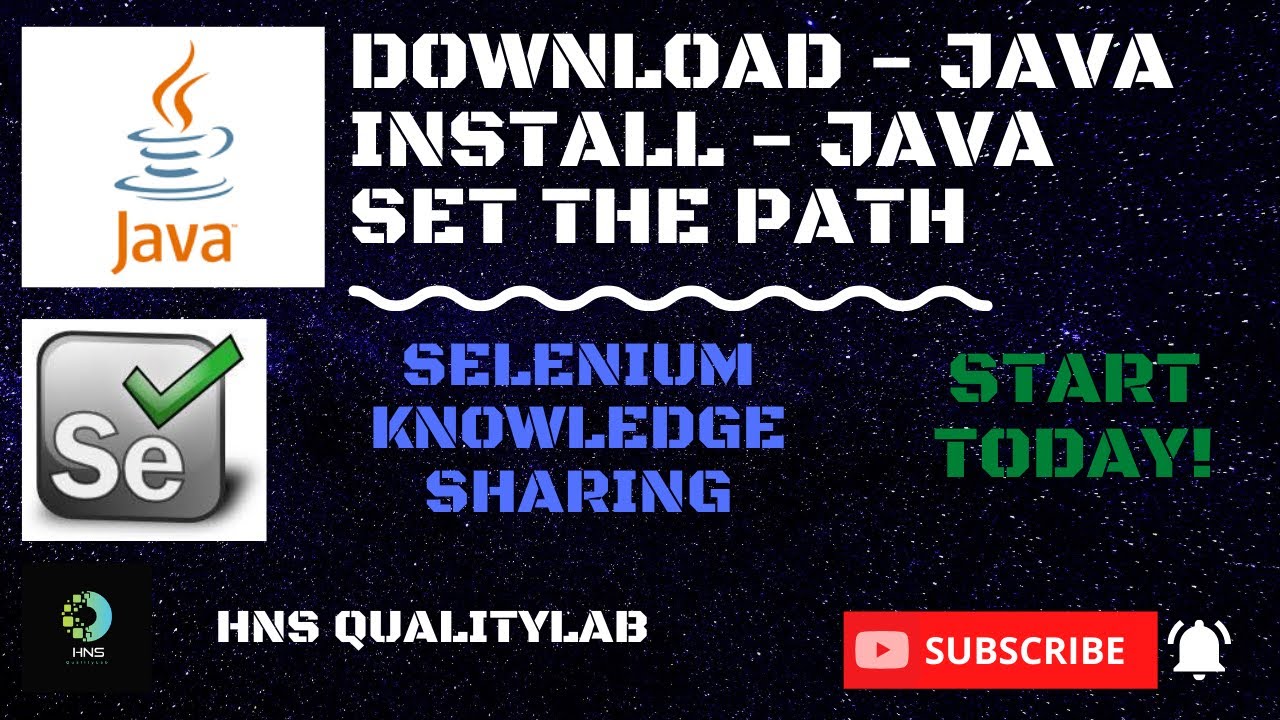 How to download and install Java for setting up the automation ...