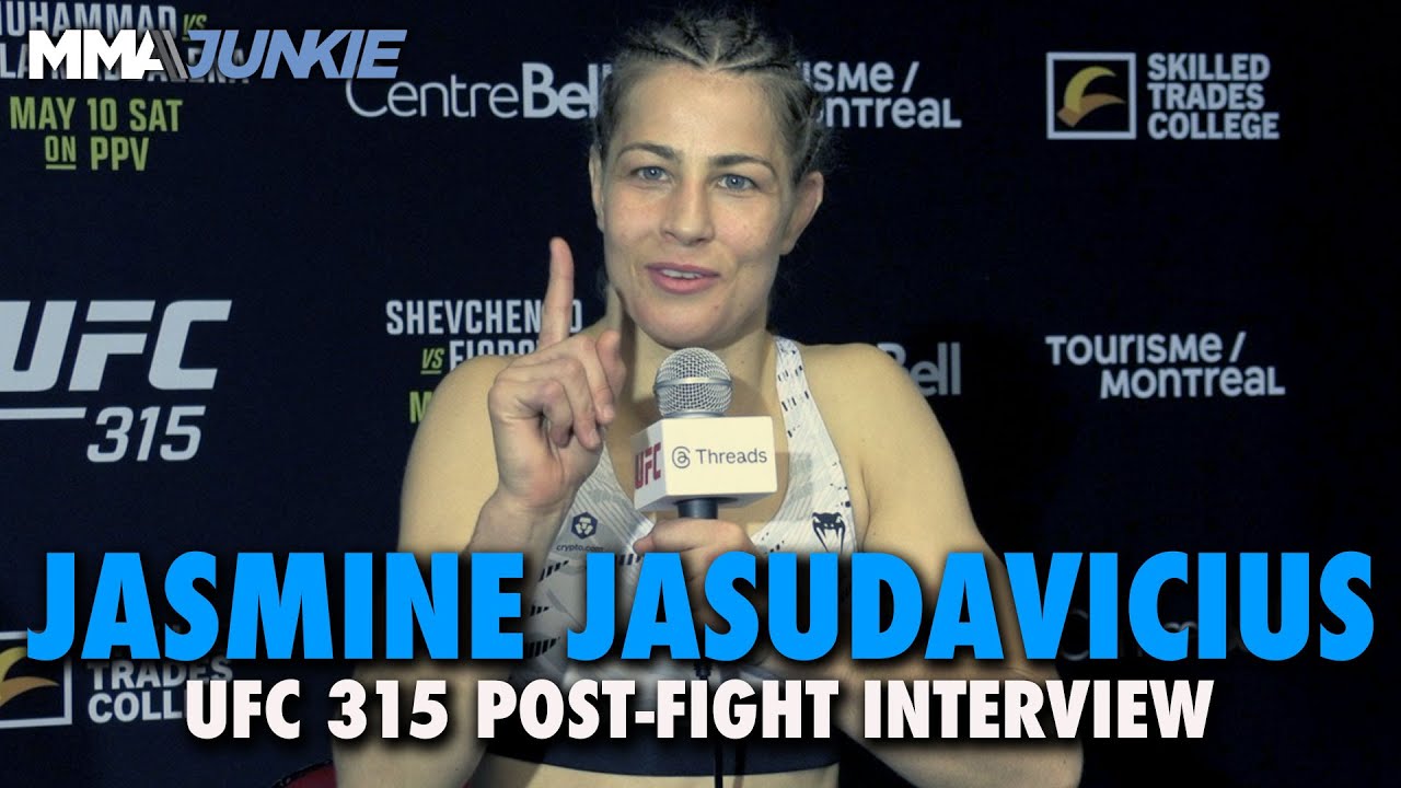 UFC 315 video: Jasmine Jasudavicius quickly submits Jessica Andrade