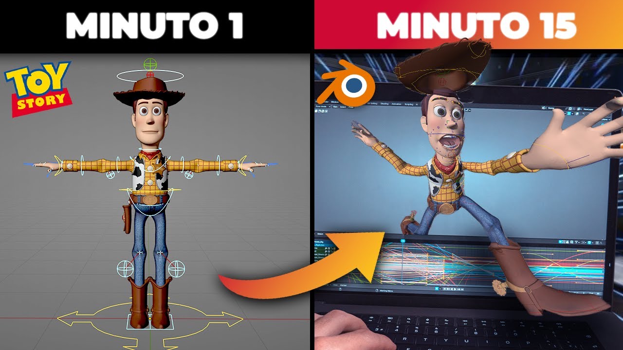 Como Animar Personajes en 3D con Blender! (Ciclo de Correr) 🤠 - YouTube