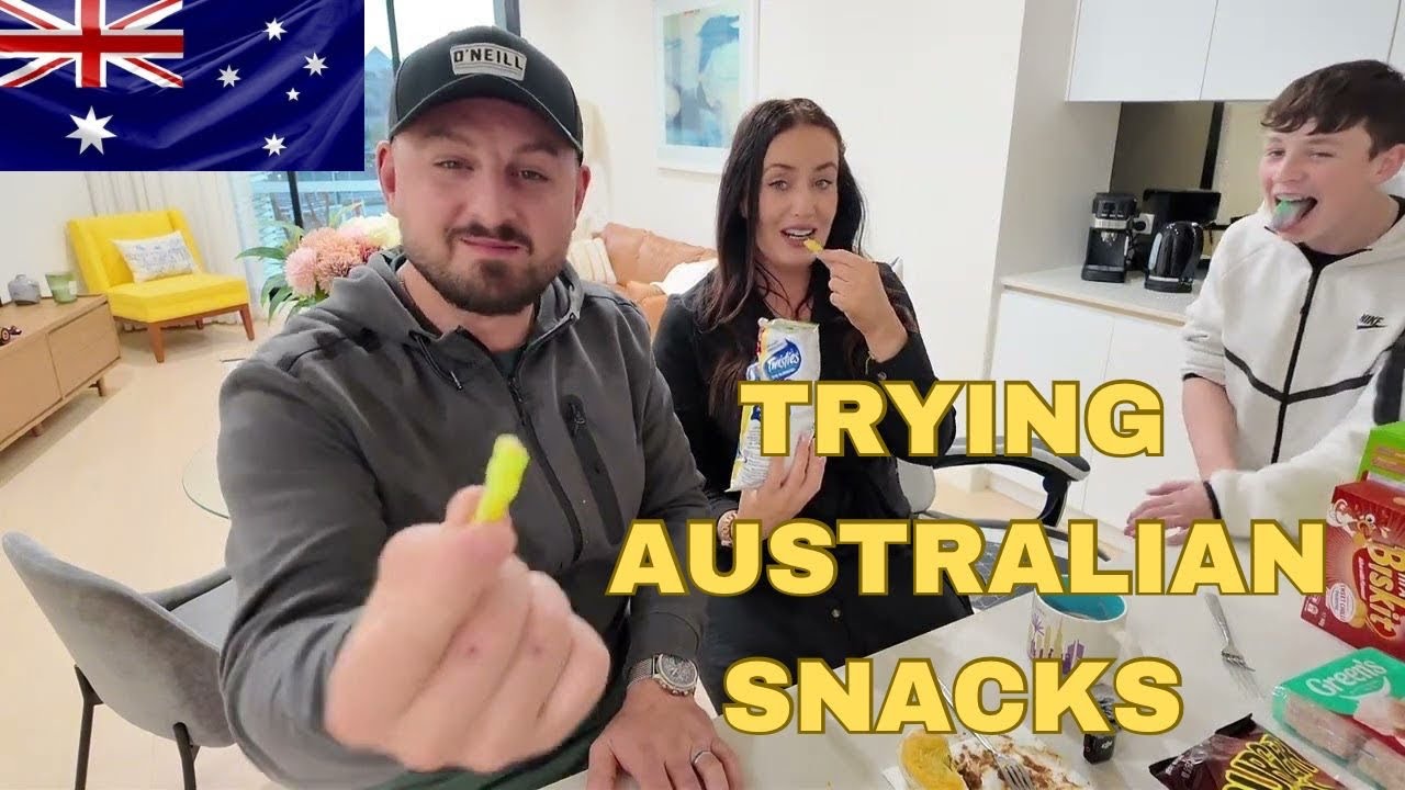 Trying Australian snacks for the first time | Rating top Aussie snacks ...