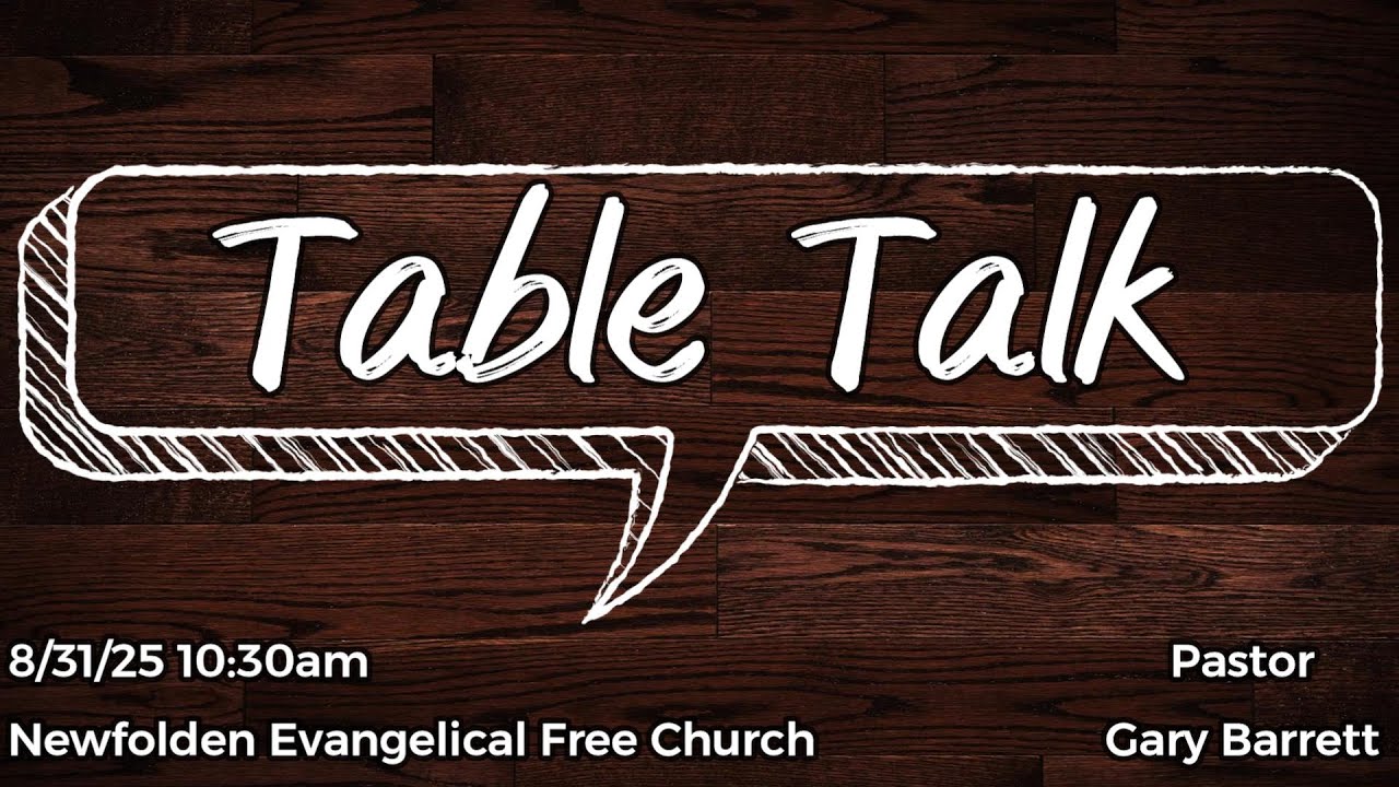 Table Talk (8-31-25) - YouTube