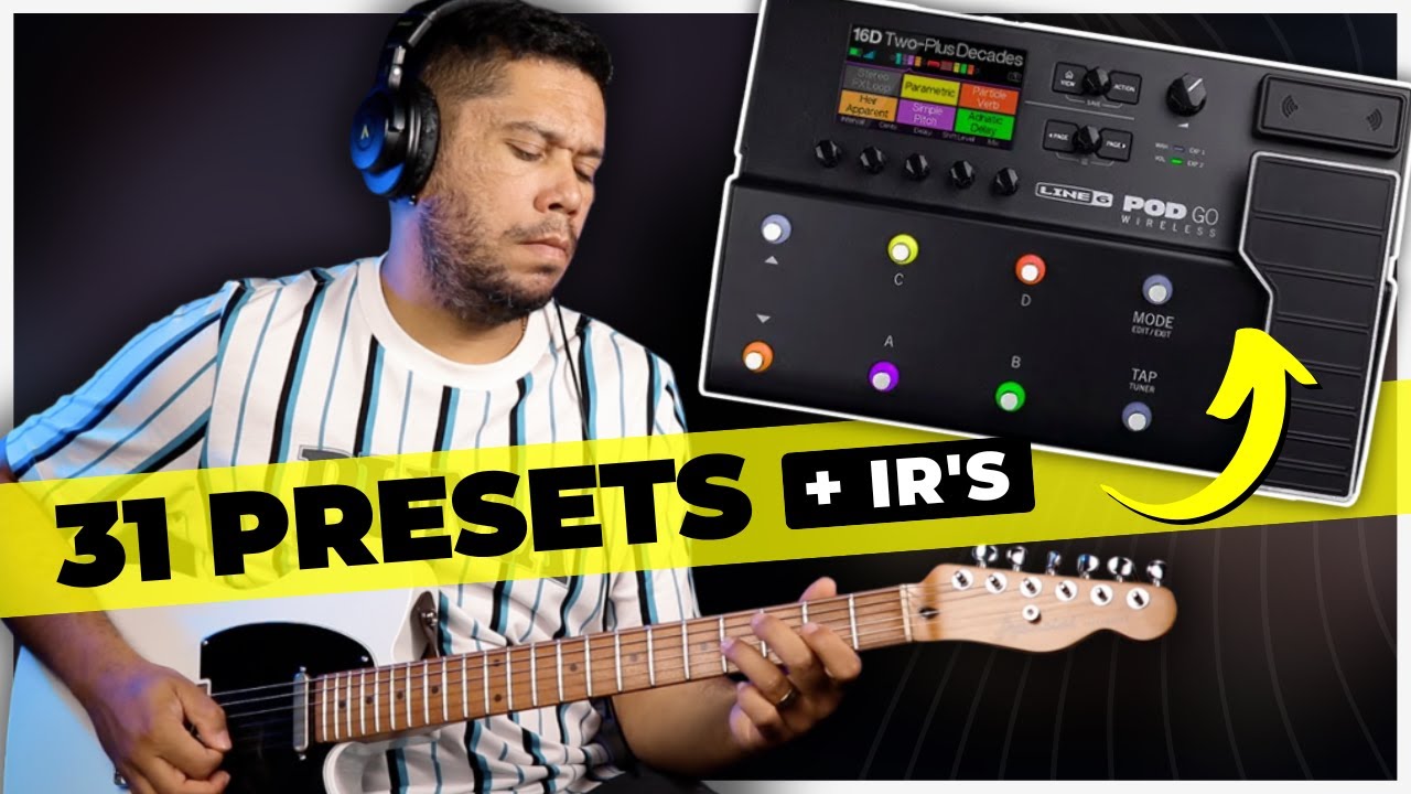 POD GO PRESETS | LOW GAIN - HI GAIN - DOTTED - WORSHIP - CLEAN - LEAD ...