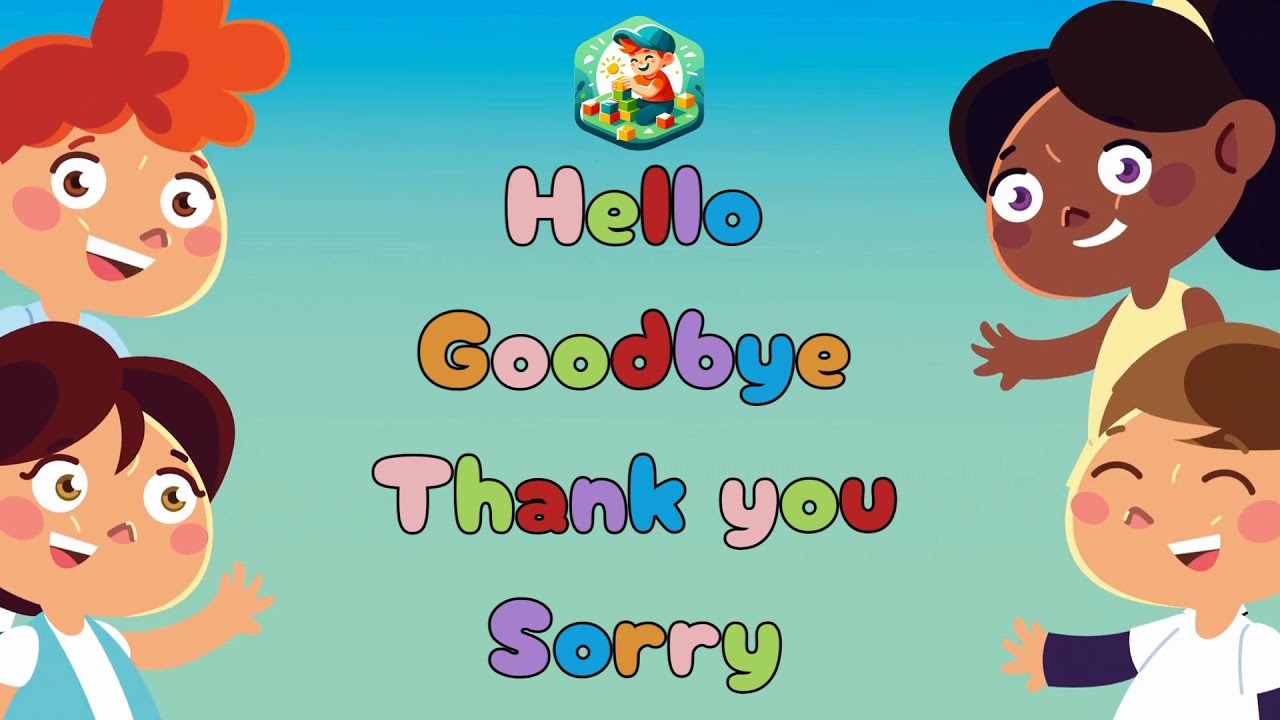 Greetings And Manners Song (Sing Along and Learn) #hello #goodbye # ...