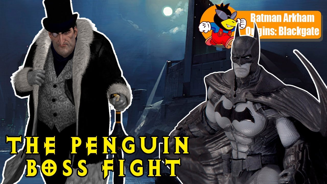 Batman Arkham Origins Blackgate - The Penguin Boss Fight - YouTube