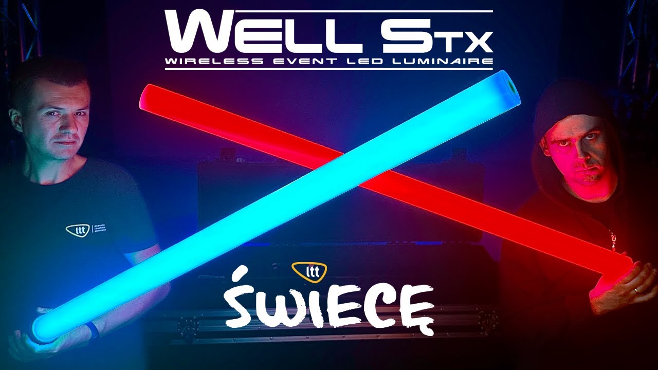 WELL STX 180 & 360 - bezprzewodowe tuby LED - YouTube