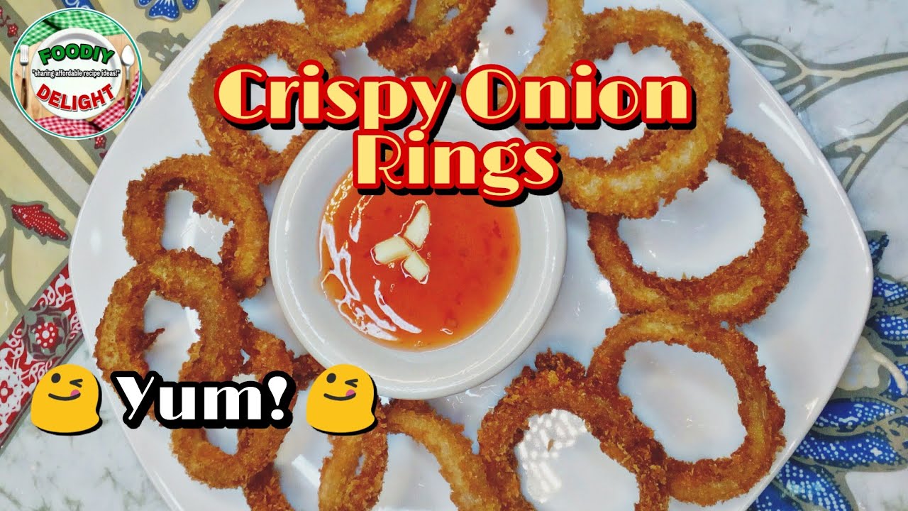 CRISPY ONION RINGS A PERFECT APPETIZERS FOR ANY OCCASION | FOODIY ...