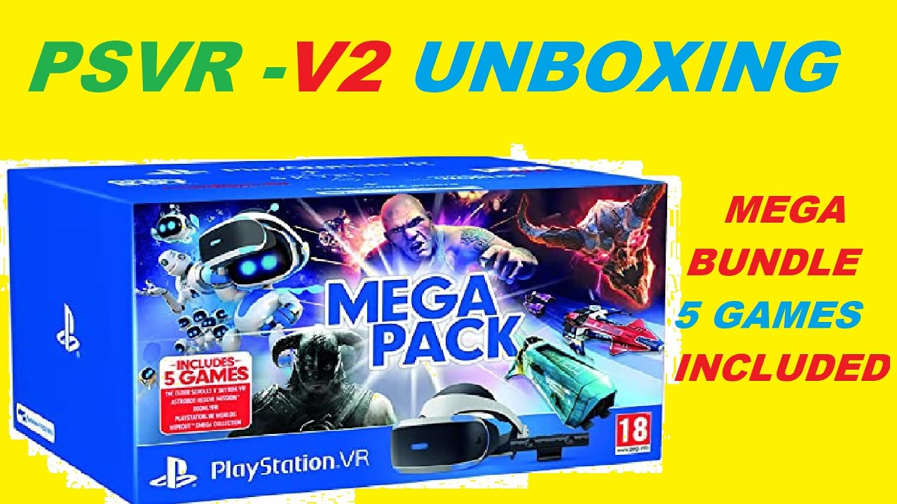 PLAY STATION VR MEGA BUNDLE UNBOXING | PSVR UNBOXING IN TELUGU - YouTube