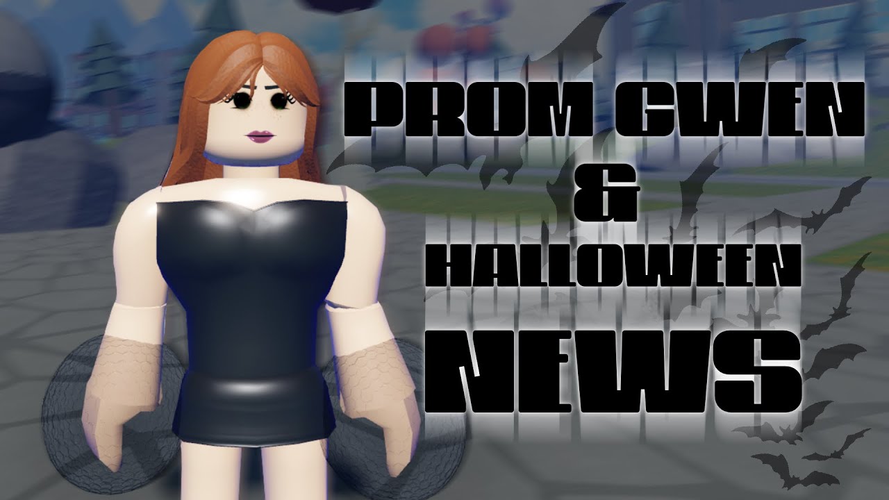 Prom Gwen Gameplay + Halloween News | Heroes Online World Roblox - YouTube