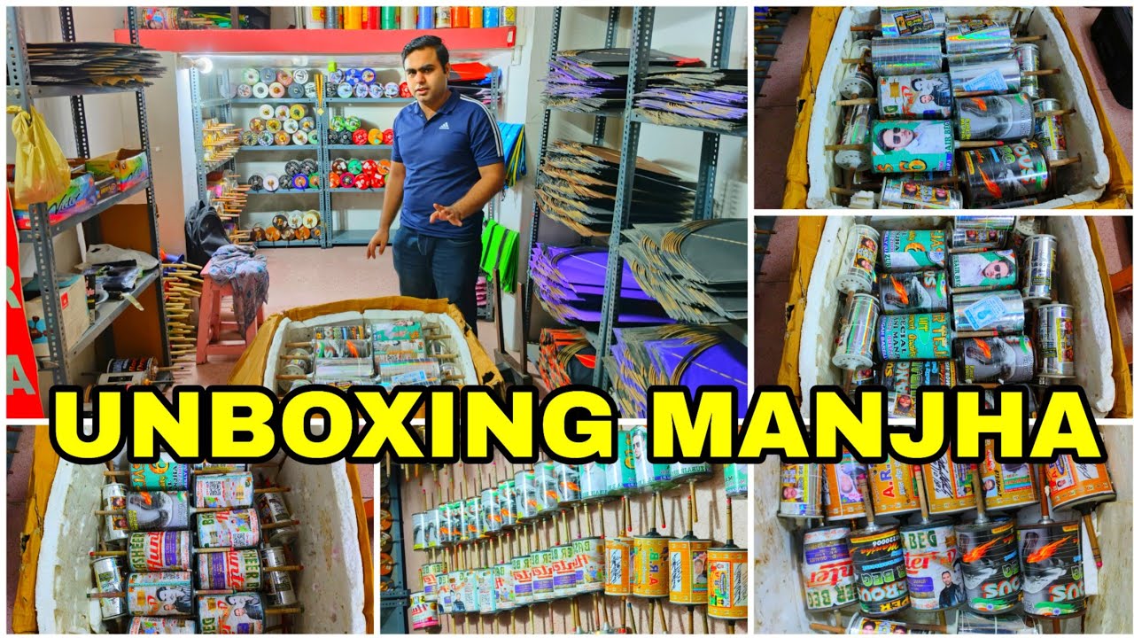 Best Manjha Unboxing || Tournament Quality Manjha || Basheer Beg Hunter ...