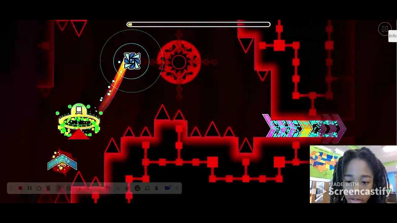 geometry dash blood bath - YouTube