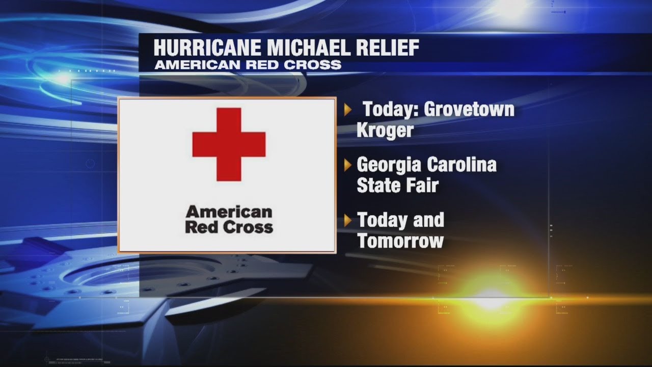 Hurricane Michael Relief - American Red Cross and WJBF - YouTube