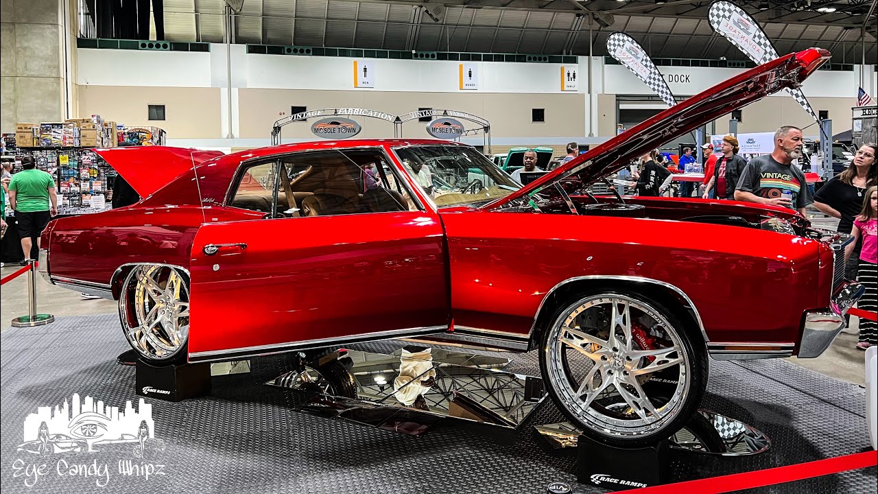 Custom 1972 Monte Carlo on Rucci Wheels - YouTube