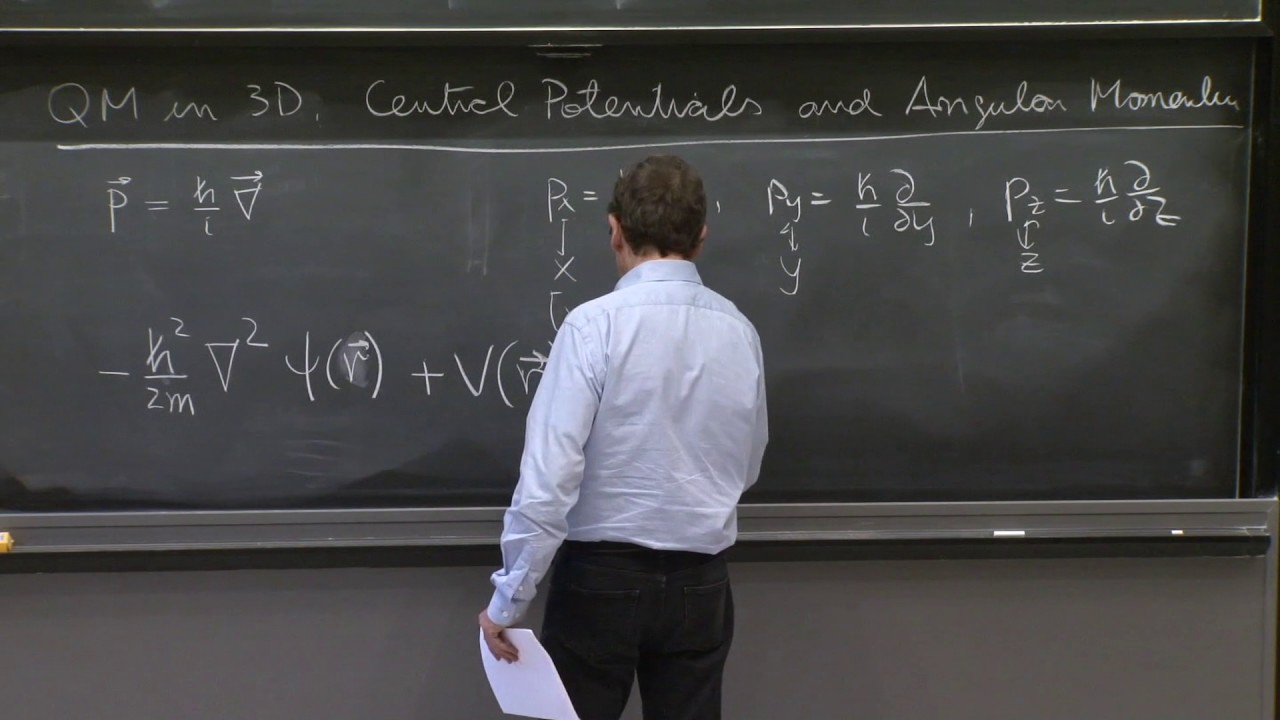 Translation operator. Central potentials - YouTube