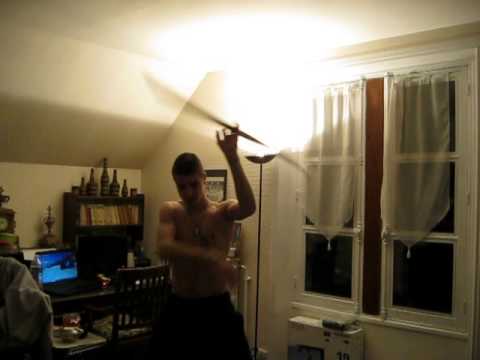 technique baton fight - YouTube