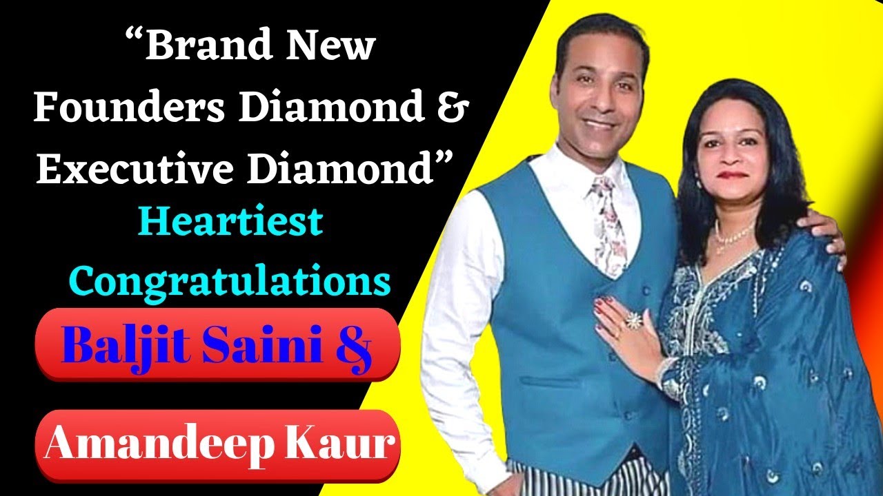 📌📌Amandeep Kaur & Baljit Saini/Brand New Founders Diamond & Executive ...