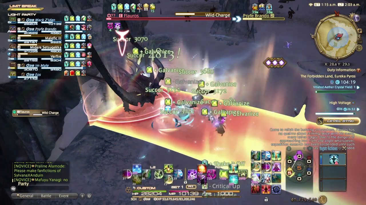 final fantasy xiv flauros eureka pyros notorious monster (^_^) scholar ...