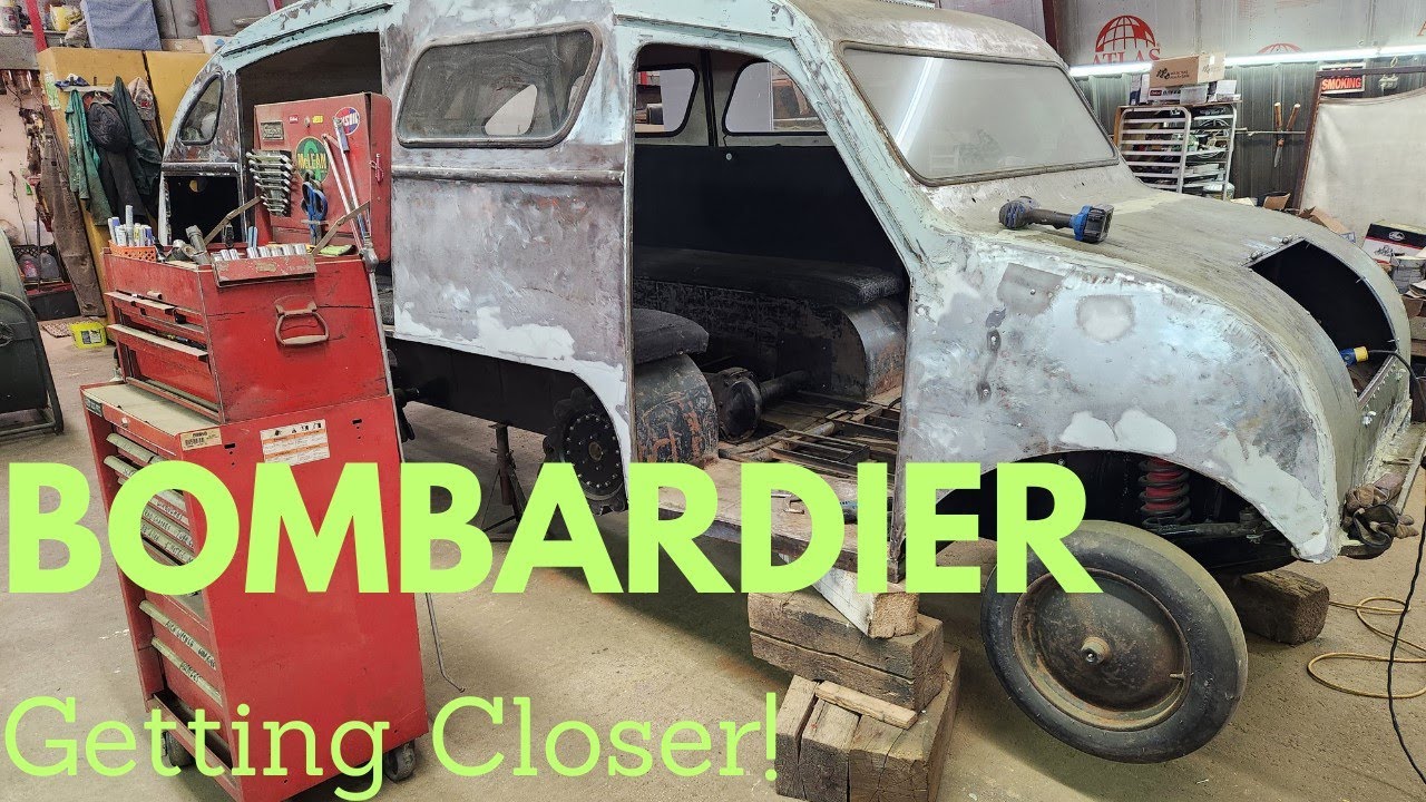 INSTALL BLOWER MOTOR HEATER AND INSIDE PANEL | BOMBARDIER - YouTube