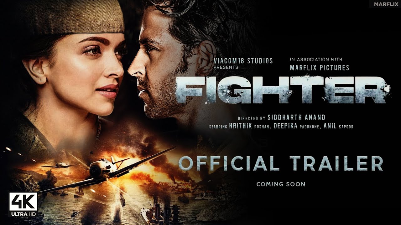Fighter Movie Official Trailer | Hrithik Roshan, Deepika Padukone ...