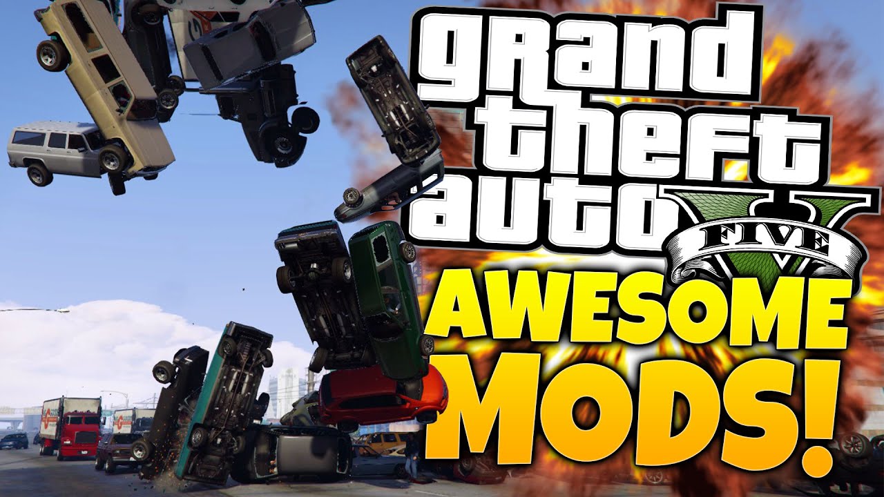 4 Awesome GTA 5 Mods - Gardener Mod, Force Mod, Particle Guns & DrunkIV ...