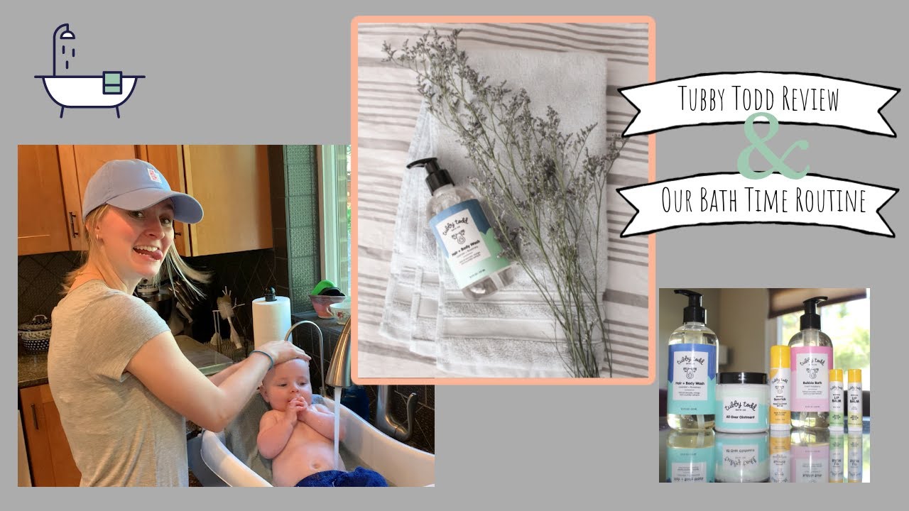 Tubby Todd Review & OUR BATH TIME ROUTINE!! // Sage Holman - YouTube