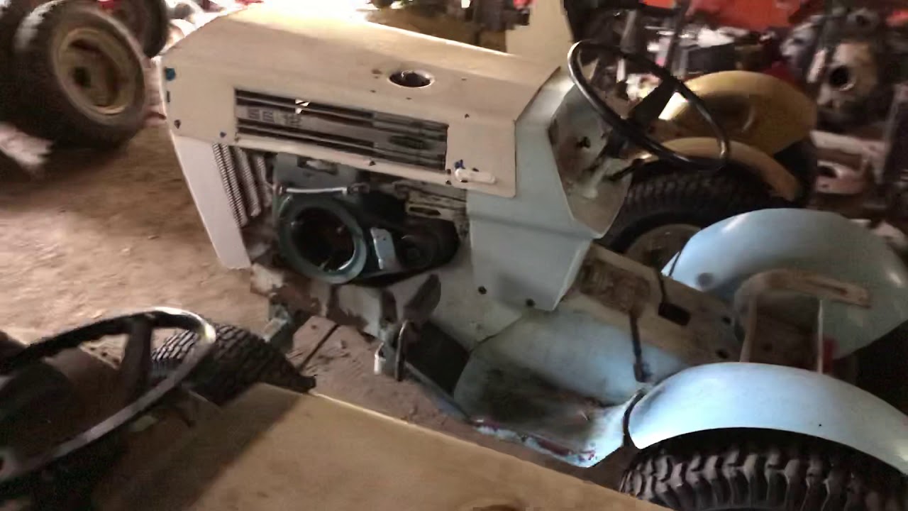 Will It Start? 1969 Sears SS12 tractor! - YouTube