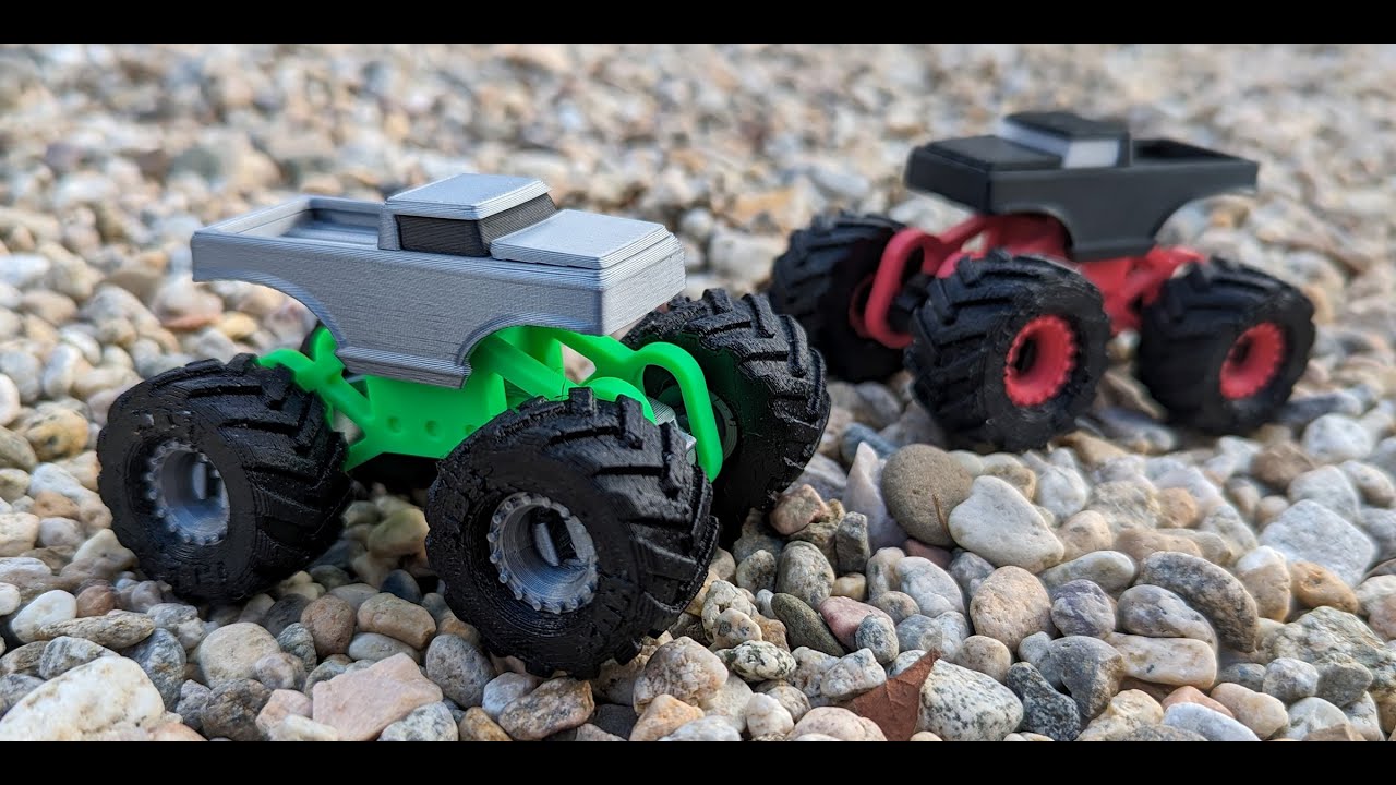 3D Printed Monster Truck Assembly | HDS - YouTube